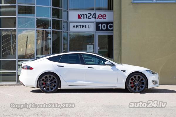 Balts Tesla Model S 2019 Tallina, ar dzinēja tilpumu 0.00 L un nobraukumu 140 tūkst. km par 35990 €, foto 5 vietnē AUTOMOTO.COM.LV