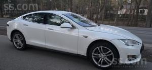 Balts Tesla Model S 2013 Rīga, ar dzinēja tilpumu 0.00 L un nobraukumu 217 tūkst. km par 7400 €, foto  vietnē AUTOMOTO.COM.LV