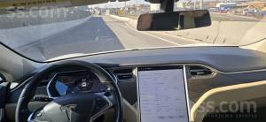 White Tesla Model S 2013 in Riga, with an engine capacity of 0.00 L and mileage of 217 thousand km for 7400 €, photo 24 on AUTOMOTO.COM.LV