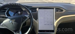 White Tesla Model S 2013 in Riga, with an engine capacity of 0.00 L and mileage of 217 thousand km for 7400 €, photo 26 on AUTOMOTO.COM.LV