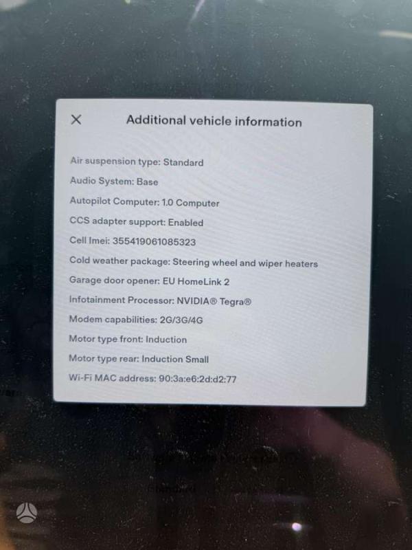 Balts Tesla Model S 2015 Marijampole, ar dzinēja tilpumu 0.00 L un nobraukumu 306 tūkst. km par 14500 €, foto 9 vietnē AUTOMOTO.COM.LV