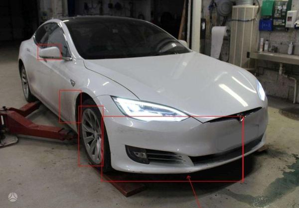 Balts Tesla Model S 2017 Tauragė, ar dzinēja tilpumu 0.00 L un nobraukumu 120 tūkst. km par 9075 €, foto 1 vietnē AUTOMOTO.COM.LV
