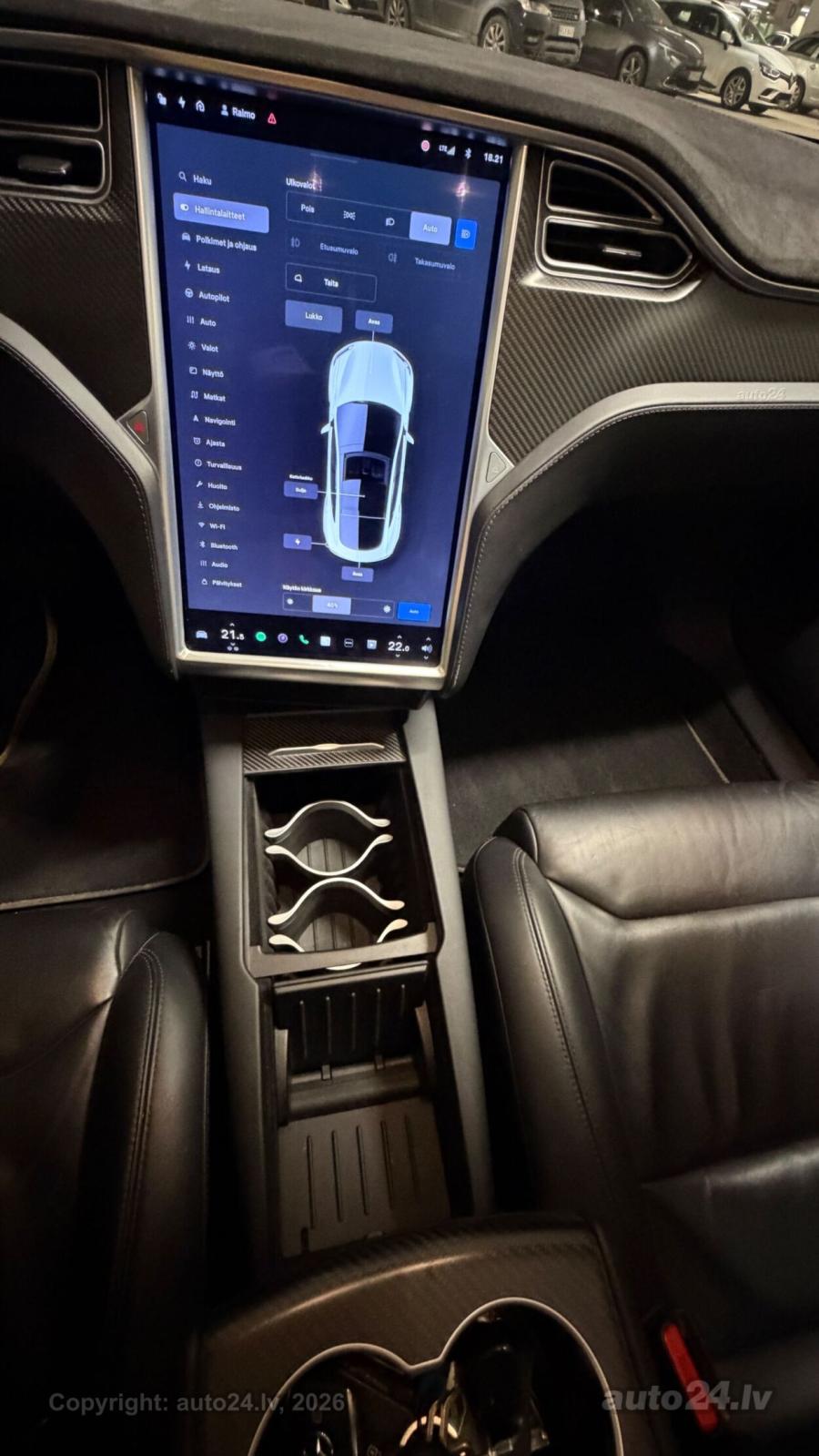 White Tesla Model S 2017 in Parnu, with an engine capacity of 0.00 L and mileage of 125 thousand km for 23600 €, photo 20 on AUTOMOTO.COM.LV