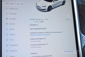 White Tesla Model S 2017 in Riga, with an engine capacity of 0.00 L and mileage of 184 thousand km for 24900 €, photo 11 on AUTOMOTO.COM.LV