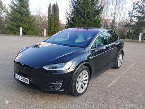 Black Tesla Model X 2016 in Alytus, with an engine capacity of 0.00 L and mileage of 120 thousand km for 25600 €, photo  on AUTOMOTO.COM.LV