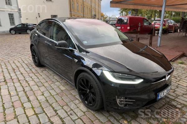 Melns Tesla Model X 2017 Rīga, ar dzinēja tilpumu 0.00 L un nobraukumu 88 tūkst. km par 34900 €, foto 2 vietnē AUTOMOTO.COM.LV