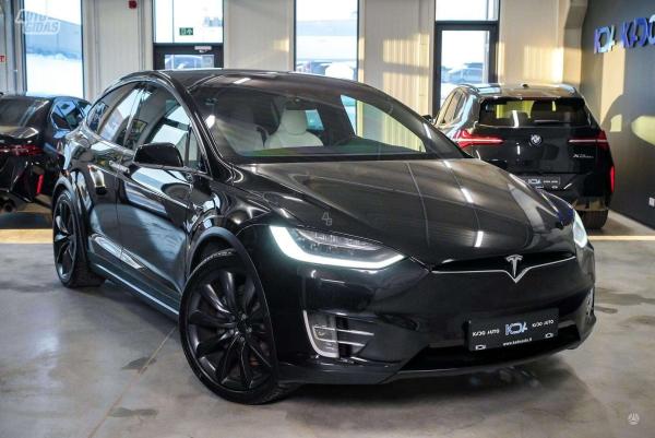 Melns Tesla Model X 2017 Marijampole, ar dzinēja tilpumu 0.00 L un nobraukumu 155 tūkst. km par 35950 €, foto 1 vietnē AUTOMOTO.COM.LV