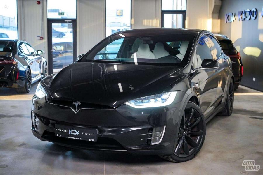 Black Tesla Model X 2017 in Marijampole, with an engine capacity of 0.00 L and mileage of 155 thousand km for 35950 €, photo 6 on AUTOMOTO.COM.LV