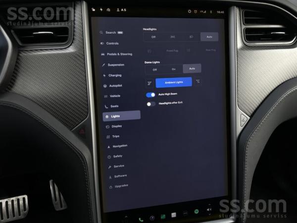 Black Tesla Model X 2018 in Riga, with an engine capacity of 0.00 L and mileage of 70 thousand km for 41990 €, photo 10 on AUTOMOTO.COM.LV