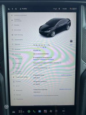 Melns Tesla Model X 2018 Panevēža, ar dzinēja tilpumu 0.00 L un nobraukumu 280 tūkst. km par 23900 €, foto 10 vietnē AUTOMOTO.COM.LV