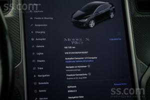 Black Tesla Model X 2018 in Jelgava, with an engine capacity of 0.00 L and mileage of 196 thousand km for 21900 €, photo 21 on AUTOMOTO.COM.LV