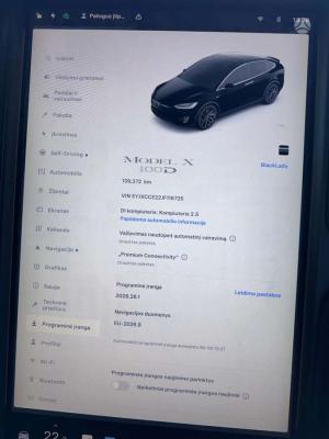 Melns Tesla Model X 2018 Klaipėda, ar dzinēja tilpumu 0.00 L un nobraukumu 139 tūkst. km par 24200 €, foto 4 vietnē AUTOMOTO.COM.LV