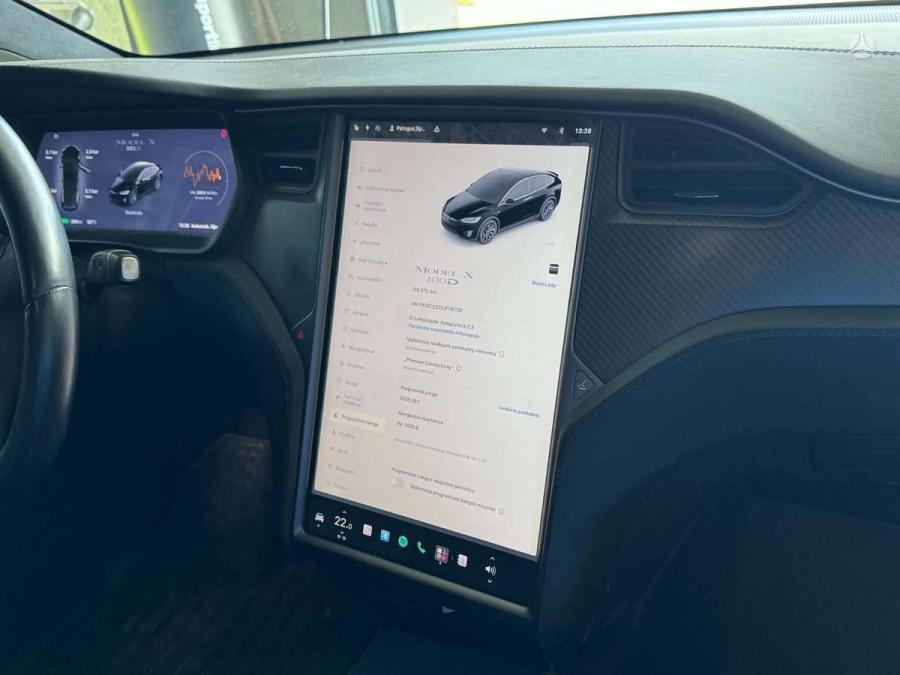Melns Tesla Model X 2018 Klaipėda, ar dzinēja tilpumu 0.00 L un nobraukumu 139 tūkst. km par 24200 €, foto 6 vietnē AUTOMOTO.COM.LV