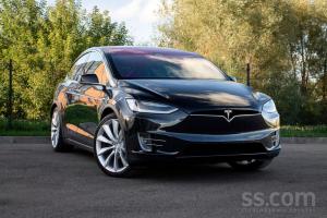 Black Tesla Model X 2018 in Jelgava, with an engine capacity of 0.00 L and mileage of 152 thousand km for 21500 €, photo  on AUTOMOTO.COM.LV