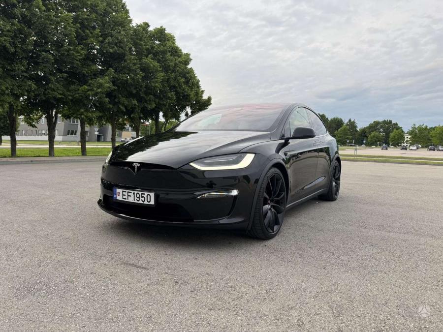 Melns Tesla Model X 2022 Kauņa, ar dzinēja tilpumu 0.00 L un nobraukumu 29 tūkst. km par 49500 €, foto 18 vietnē AUTOMOTO.COM.LV