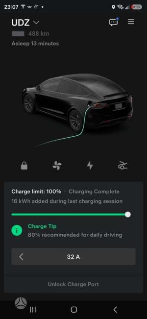 Black Tesla Model X 2022 in Klaipeda, with an engine capacity of 0.00 L and mileage of 48 thousand km for 49900 €, photo 29 on AUTOMOTO.COM.LV