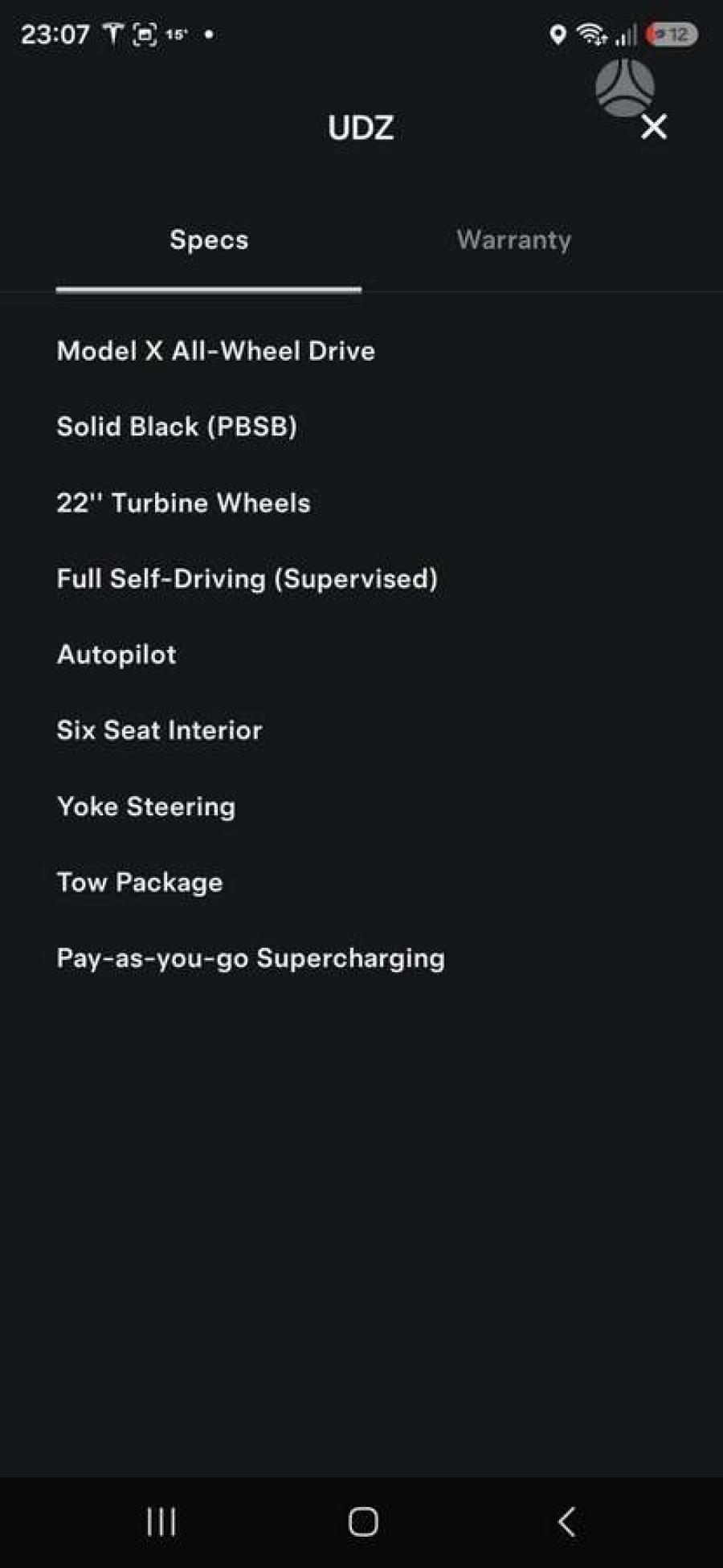 Black Tesla Model X 2022 in Klaipeda, with an engine capacity of 0.00 L and mileage of 48 thousand km for 49900 €, photo 30 on AUTOMOTO.COM.LV