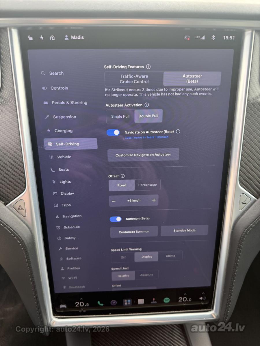 Melns Tesla Model X 2018 Tallina, ar dzinēja tilpumu 0.00 L un nobraukumu 230 tūkst. km par 31000 €, foto 26 vietnē AUTOMOTO.COM.LV