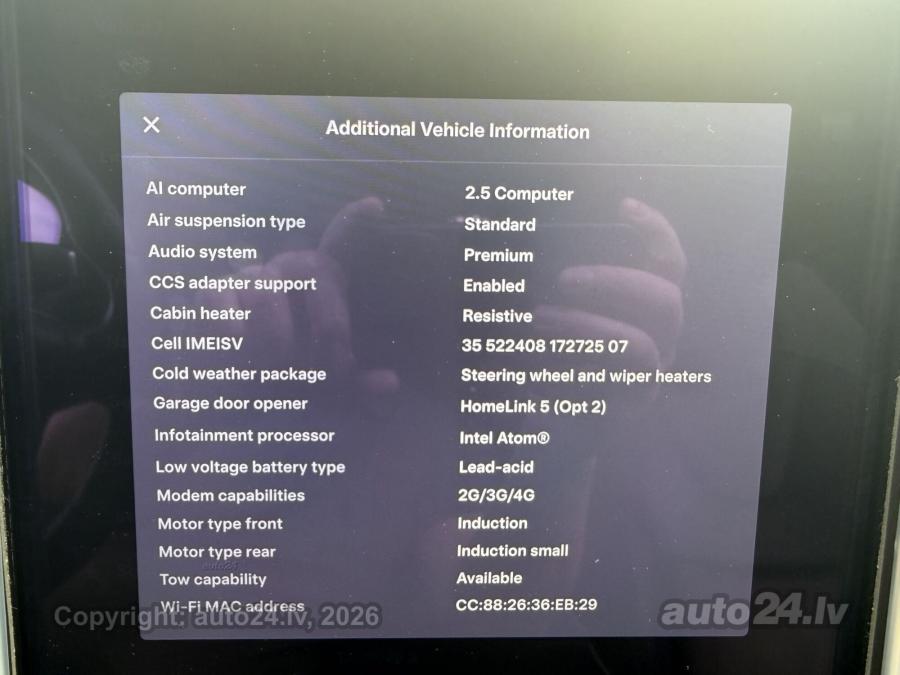 Melns Tesla Model X 2018 Tallina, ar dzinēja tilpumu 0.00 L un nobraukumu 230 tūkst. km par 31000 €, foto 28 vietnē AUTOMOTO.COM.LV