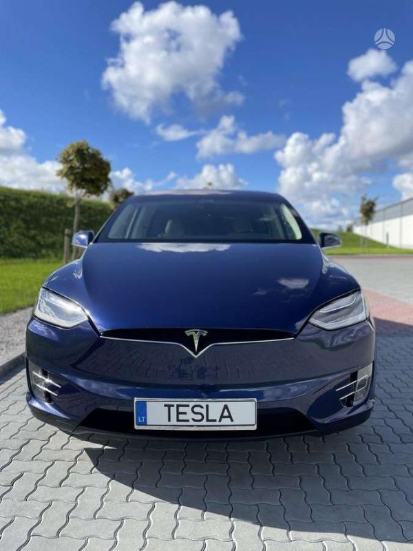 Zils Tesla Model X 2017 Klaipėda, ar dzinēja tilpumu 0.00 L un nobraukumu 156 tūkst. km par 19500 €, foto 1 vietnē AUTOMOTO.COM.LV