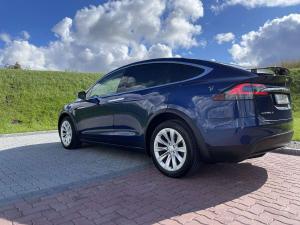 Blue Tesla Model X 2017 in Klaipeda, with an engine capacity of 0.00 L and mileage of 156 thousand km for 19500 €, photo 5 on AUTOMOTO.COM.LV