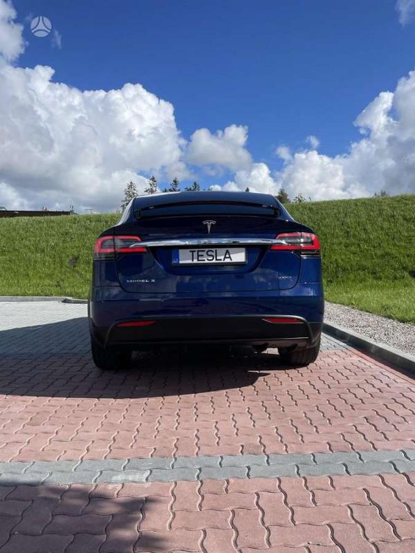 Zils Tesla Model X 2017 Klaipėda, ar dzinēja tilpumu 0.00 L un nobraukumu 156 tūkst. km par 19500 €, foto 7 vietnē AUTOMOTO.COM.LV