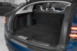 Blue Tesla Model X 2018 in Riga, with an engine capacity of 0.00 L and mileage of 136 thousand km for 30900 €, photo 21 on AUTOMOTO.COM.LV