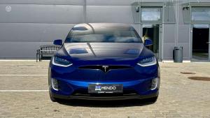 Blue Tesla Model X 2020 in Vilnius, with an engine capacity of 0.00 L and mileage of 126 thousand km for 30990 €, photo 6 on AUTOMOTO.COM.LV