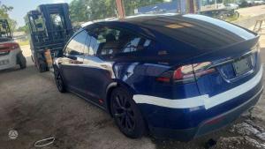 Blue Tesla Model X 2024 in Klaipeda, with an engine capacity of 0.00 L and mileage of 50 thousand km for 26500 €, photo 17 on AUTOMOTO.COM.LV