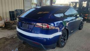 Blue Tesla Model X 2024 in Klaipeda, with an engine capacity of 0.00 L and mileage of 50 thousand km for 26500 €, photo 29 on AUTOMOTO.COM.LV