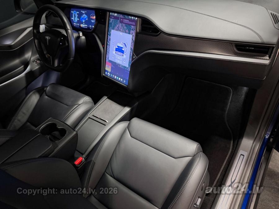 Zils Tesla Model X 2018 Tallina, ar dzinēja tilpumu 0.00 L un nobraukumu 136 tūkst. km par 29900 €, foto 15 vietnē AUTOMOTO.COM.LV