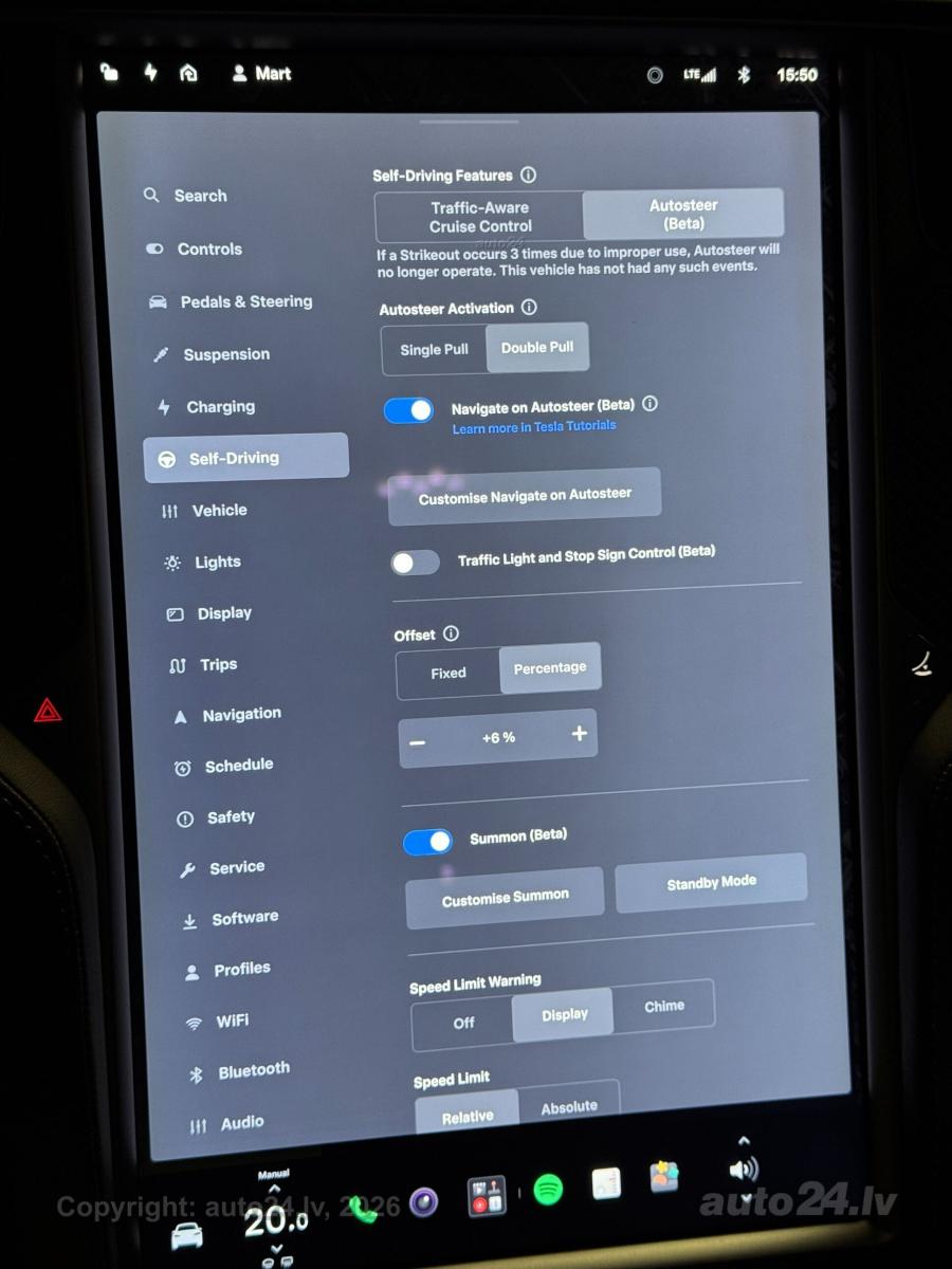 Zils Tesla Model X 2018 Tallina, ar dzinēja tilpumu 0.00 L un nobraukumu 136 tūkst. km par 29900 €, foto 19 vietnē AUTOMOTO.COM.LV