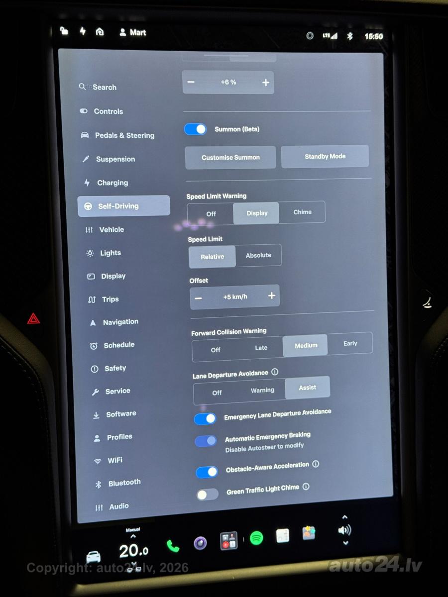 Zils Tesla Model X 2018 Tallina, ar dzinēja tilpumu 0.00 L un nobraukumu 136 tūkst. km par 29900 €, foto 20 vietnē AUTOMOTO.COM.LV