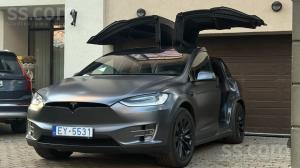 Pelēks Tesla Model X 2017 Rīga, ar dzinēja tilpumu 0.00 L un nobraukumu 190 tūkst. km par 31900 €, foto 2 vietnē AUTOMOTO.COM.LV