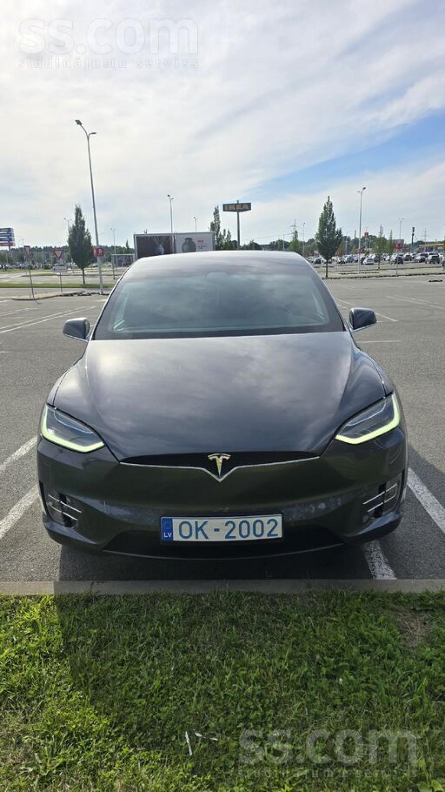 Pelēks Tesla Model X 2018 Rīga, ar dzinēja tilpumu 0.00 L un nobraukumu 209 tūkst. km par 22500 €, foto 3 vietnē AUTOMOTO.COM.LV