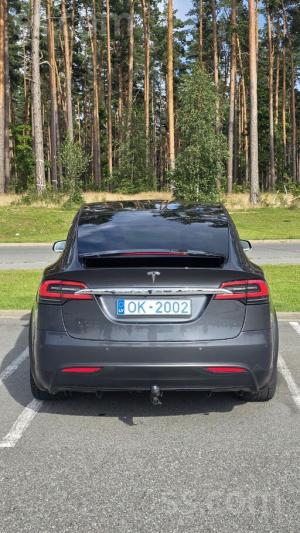 Pelēks Tesla Model X 2018 Rīga, ar dzinēja tilpumu 0.00 L un nobraukumu 209 tūkst. km par 22500 €, foto 6 vietnē AUTOMOTO.COM.LV