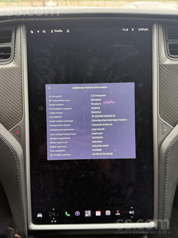 Pelēks Tesla Model X 2019 Rīga, ar dzinēja tilpumu 0.00 L un nobraukumu 164 tūkst. km par 29777 €, foto 7 vietnē AUTOMOTO.COM.LV