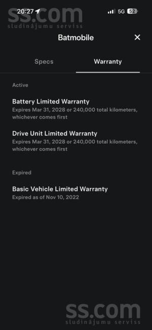 Grey Tesla Model X 2020 in Riga, with an engine capacity of 0.00 L and mileage of 144 thousand km for 33777 €, photo 19 on AUTOMOTO.COM.LV