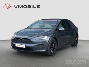 Pelēks Tesla Model X 2023 Rīga, ar dzinēja tilpumu 0.00 L un nobraukumu 52 tūkst. km par 71990 €, foto  vietnē AUTOMOTO.COM.LV