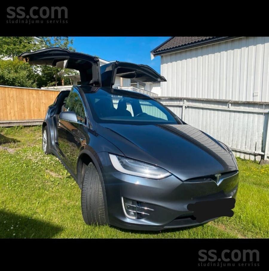 Pelēks Tesla Model X 2017 Saldus, ar dzinēja tilpumu 0.00 L un nobraukumu 300 tūkst. km par 22000 €, foto 7 vietnē AUTOMOTO.COM.LV