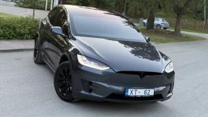 Grey Tesla Model X 2018 in Jurmala, with an engine capacity of 0.00 L and mileage of 100 thousand km for 27000 €, photo 11 on AUTOMOTO.COM.LV