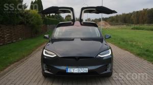 Grey Tesla Model X 2016 in Riga, with an engine capacity of 0.00 L and mileage of 149 thousand km for 20900 €, photo  on AUTOMOTO.COM.LV