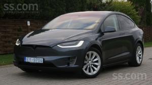 Grey Tesla Model X 2016 in Riga, with an engine capacity of 0.00 L and mileage of 149 thousand km for 20900 €, photo 3 on AUTOMOTO.COM.LV