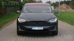 Grey Tesla Model X 2016 in Riga, with an engine capacity of 0.00 L and mileage of 149 thousand km for 20900 €, photo 10 on AUTOMOTO.COM.LV