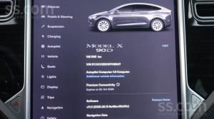Grey Tesla Model X 2016 in Riga, with an engine capacity of 0.00 L and mileage of 149 thousand km for 20900 €, photo 20 on AUTOMOTO.COM.LV
