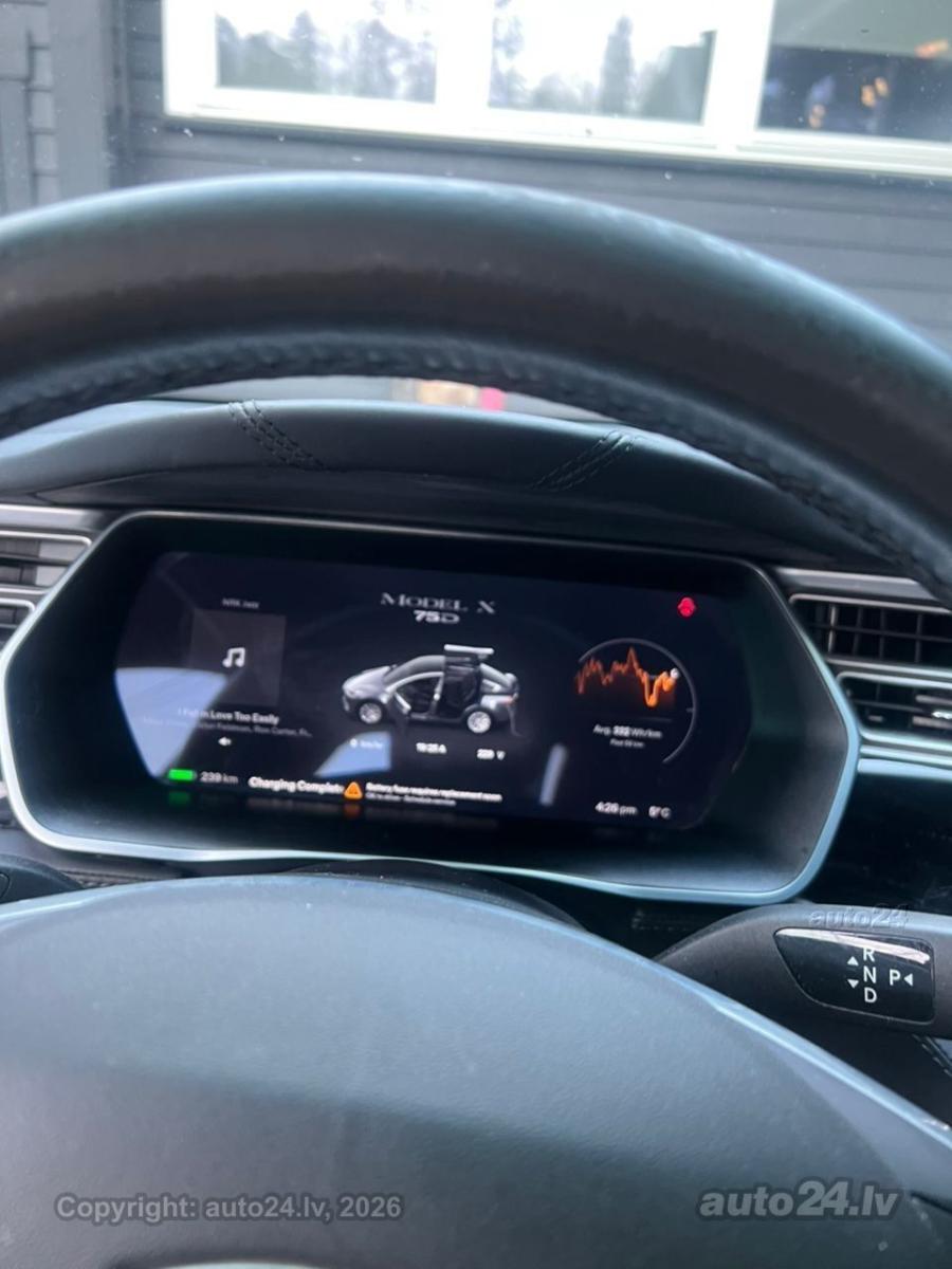 Pelēks Tesla Model X 2018 Tallina, ar dzinēja tilpumu 0.00 L un nobraukumu 226 tūkst. km par 13900 €, foto 12 vietnē AUTOMOTO.COM.LV