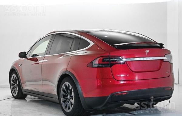 Sarkans Tesla Model X 2017 Rīga, ar dzinēja tilpumu 0.00 L un nobraukumu 163 tūkst. km par 18777 €, foto 3 vietnē AUTOMOTO.COM.LV