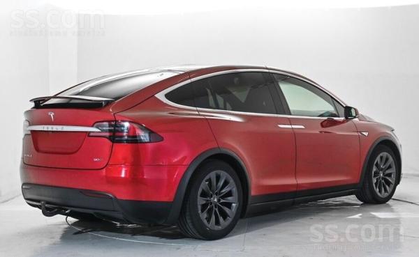 Sarkans Tesla Model X 2017 Rīga, ar dzinēja tilpumu 0.00 L un nobraukumu 163 tūkst. km par 18777 €, foto 7 vietnē AUTOMOTO.COM.LV
