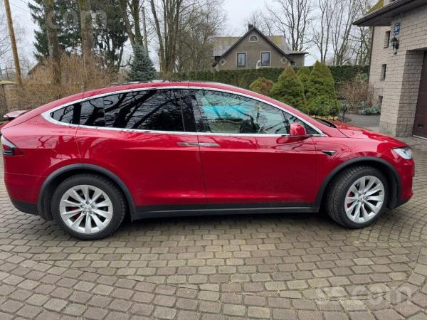 Sarkans Tesla Model X 2019 Rīga, ar dzinēja tilpumu 0.00 L un nobraukumu 94 tūkst. km par 53000 €, foto 5 vietnē AUTOMOTO.COM.LV