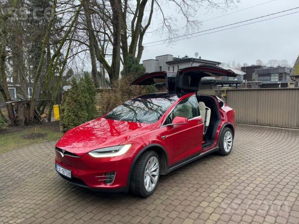 Sarkans Tesla Model X 2019 Rīga, ar dzinēja tilpumu 0.00 L un nobraukumu 94 tūkst. km par 53000 €, foto 6 vietnē AUTOMOTO.COM.LV